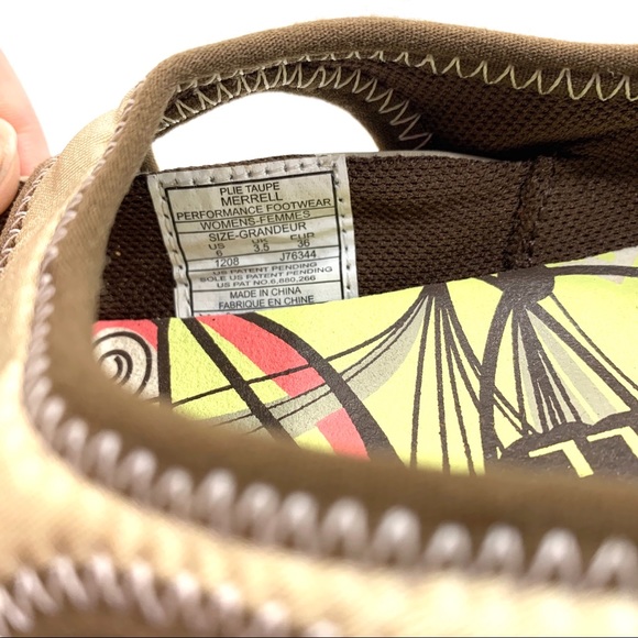 Merrell | Shoes | Merrell Pli Beige Leather Mary Jane Active Flats ...